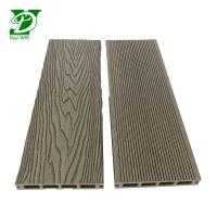 China Hollow WPC Composite Decking 140x23mm - Waterproof Outdoor Flooring with Custom Length Options for sale