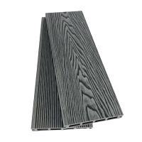 China 140x23mm Hollow Core WPC Composite Decking - Waterproof Wood Plastic Flooring with Custom Length Options for sale