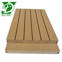 China Waterproof Wood Grain Hollow Wood Plastic Composite Decking for sale