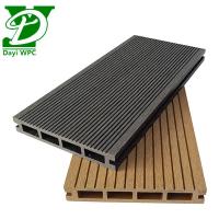 China Waterproof Hollow WPC Composite Decking 140x23mm - Custom Length, UV Resistant Outdoor Flooring for sale