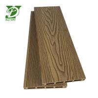 China Custom Color Hollow WPC Composite Decking 140x23mm - Waterproof & UV Resistant Outdoor Flooring for sale