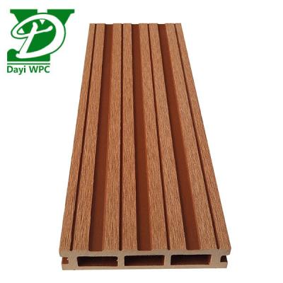 China Custom WPC Composite Decking 100x20.5mm Waterproof Mothproof Wood Plastic Composite for sale