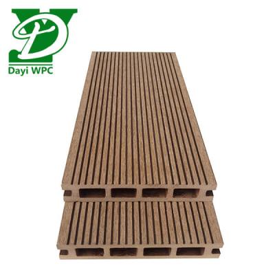 China 140x25mm WPC Composite Decking - Weather Resistant Outdoor Flooring for Pools and Gardens for sale