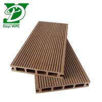 China 140x25mm WPC Hollow Composite Decking for Outdoor Swimming Pools and Balconies - Waterproof 18mm+ for sale