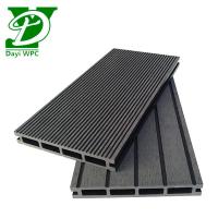 China WPC Hollow Composite Decking Boards 146x21mm - Waterproof Wood-Plastic Flooring for Outdoor Applications for sale