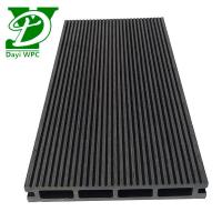 China Natural Color Wood Plastic Composite Decking Outdoor Moisture Proof for sale
