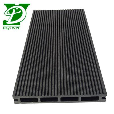 China Natural Color Wood Plastic Composite Decking Outdoor Moisture Proof for sale