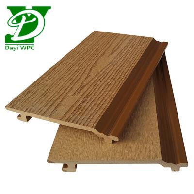 China 156*21mm Durable WPC Slatted Cladding For Outdoor Decoration for sale