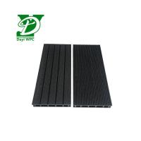 China Bevel WPC Composite Decking Black WPC Decking Corrosion Resistance for sale
