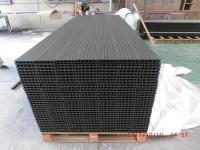 China Bevel WPC Composite Decking Black WPC Decking Corrosion Resistance for sale