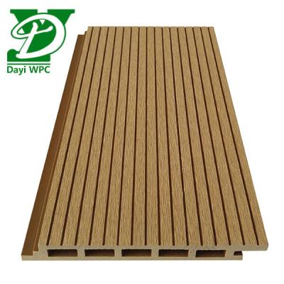 China Eco-Friendly Recycled WPC Composite Cladding Panel 150×16mm Custom Logo Waterproof Outdoor Building Material for sale