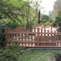 China Custom WPC Composite Fencing 1540mm x 1000mm Sections for Outdoor Garden and Yard Applications for sale