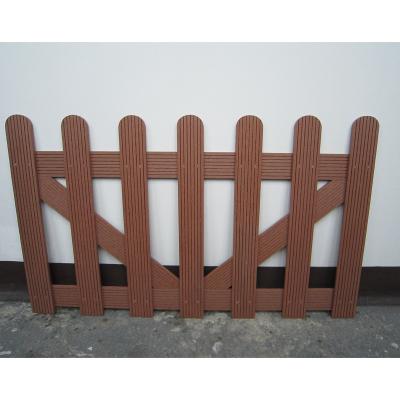 China WPC Composite Fence 1000×600mm Waterproof Privacy Garden Fencing with Custom Colors for sale