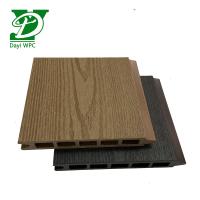 China Modern WPC Composite Fencing 18mm+ Thickness Outdoor Garden Privacy Screen DY-6 Model for sale