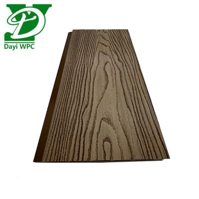China Customizable WPC Garden Fence 18mm+ Thickness Wood Plastic Composite Privacy Outdoor Erosion Resistant for sale
