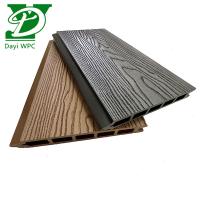 China Modern Garden Deep Embossed WPC Fence Durable Weather-Resistant for sale
