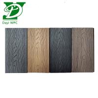 China Modern Garden Deep Embossed WPC Fence Durable Weather-Resistant for sale