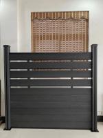 China Modern Rich Colors And Patterns Deep Embossed WPC Fence Durable Weather-Resistant for sale
