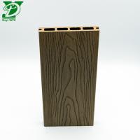 China Grooved WPC Outdoor Decking Waterproof Anticorrosive Easy Intall for sale