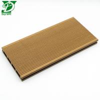 China 3D Embossed WPC Hollow Decking 140x23mm Outdoor Flooring for sale