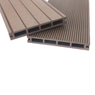 China Modern Waterproof Hollow WPC Composite Decking Above 18mm Thickness for sale