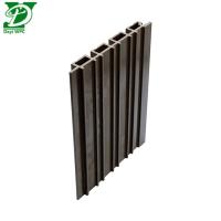 China Trough Surface WPC External Wall Panel 219x26mm UV Resistant Durable Cladding for sale