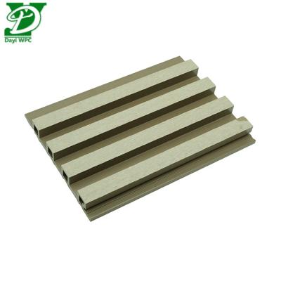 China WPC Trough Surface External Wall Panel 219x26mm Durable Weatherproof Cladding for sale
