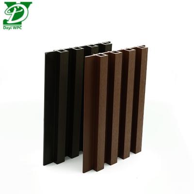 China Modern Texture Slatted WPC Exterior Cladding 219x26mm Custom Length Waterproof for sale