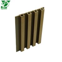 China Modern Texture Slatted WPC Exterior Cladding 219x26mm Custom Length Waterproof for sale