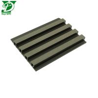 China WPC External Wall Cladding Trough Surface 219x26mm Waterproof Durable Wood Plastic Composite for sale