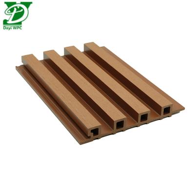 China Trough Surface WPC External Wall Cladding 219x26mm Waterproof Wood Plastic Composite for sale