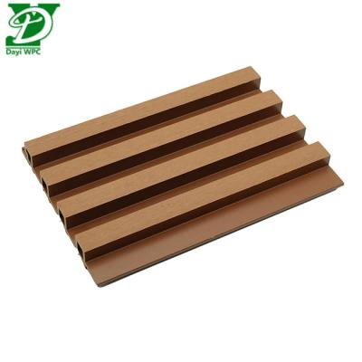 China WPC External Wall Panel 219x26mm Waterproof Wood Plastic Composite Cladding for sale