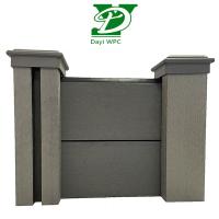 China Modern WPC Garden Fencing Durable Weather-Resistant for sale