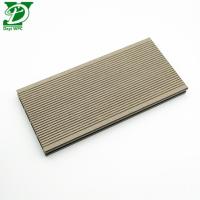 China DAYI TN-03E Hollow WPC Decking 10 sqm Coverage Deep Embossed Waterproof Outdoor Flooring for sale
