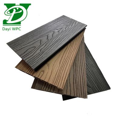 China Waterproof Rich Colors And Patterns Deep Embossed WPC Fence for sale