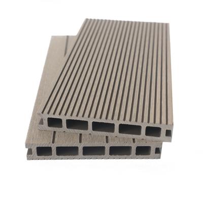 China Waterproof WPC Decking 150x25mm Outdoor Flooring Wood Plastic Composite Custom Length for sale