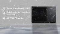 China Freestanding Monoblock Heating And Cooling Heat Pump 12KW Air Source Under Cold Climate for sale