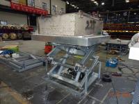 China 1000kg Hydraulic Electric Stationary Scissor Lift Table with Smooth and Quiet Operation for sale