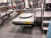 China Hydraulic Driven Stationary Electric Single Scissor Lift Table with Turntable 500kg Carrying Capacity for sale