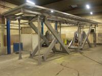China Stationary Marco Twin Scissor Lift Table with Special Platform and CE Certification for sale