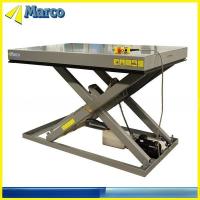 China 2-3 Ton Marco Single Scissor Lift Table CE Approved Hydraulic Powered for Weight Level Requirements for sale