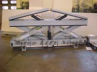 China Effortless Stationary Moves with Marco Twin Scissor Lift Table and Tilt Platform CE Certified for sale