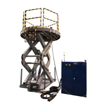 China Insulating Europe Standard En1570-1 Hydraulic Scissor Lift Platform with Handrail 5000pieces/Year for sale