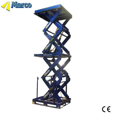 China CE Certified Running Mode Stationary 5-6 Ton Marco High Scissor Lift Table for Heavy-Duty Tasks for sale