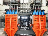 China Tongda HTSII-2L 4 Cavity Extrusion Blow Molding Machine for 300-500ml Disinfectant Bottles for sale