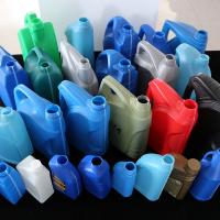 China 1 Liter Chemical Bottle Extrusion Blow Molding Machine 0.6 MPA Single Station 5L Max for sale