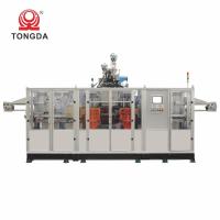 China 2 Cavity Milk Bottle Blow Moulding Machine 80mm Screw Diameter 110 kg/h Output for sale