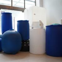 China 55 Gallon Large Blow Molding Machine Plastic Blue HDPE Drum Making Machine for sale