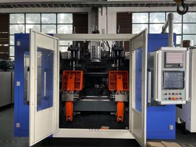 China 110kg/H Extrusion Blow Molding Machine for 5L HDPE Drum Jerry Can Double Station for sale