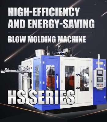 China HS Series Extrusion Blow Molding Machine 21kw Double Station Fully Automatic for sale